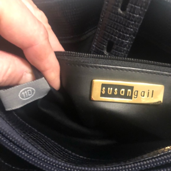 Susan Gail | Bags | Black Leather Susan Gail Purse | Poshmark